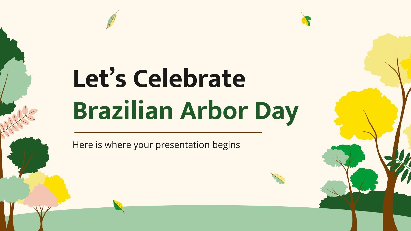 Let's Celebrate Brazilian Arbor Day | Google Slides & PPT