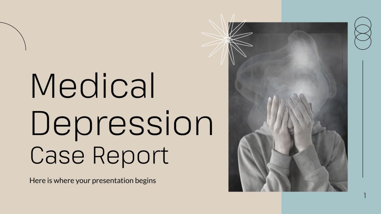 Google Slides & PPT Vorlagen zum Thema Depression