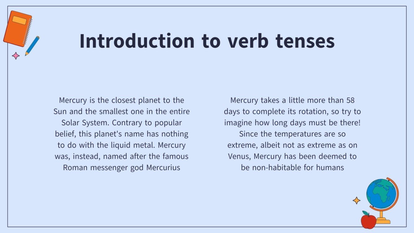 Advanced Verb Tenses and Moods - Spanish - 8th Grade