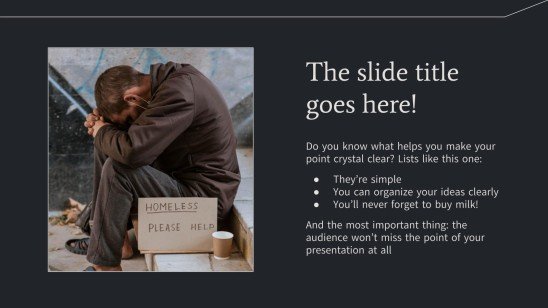 Homeless People | Google Slides & PowerPoint template