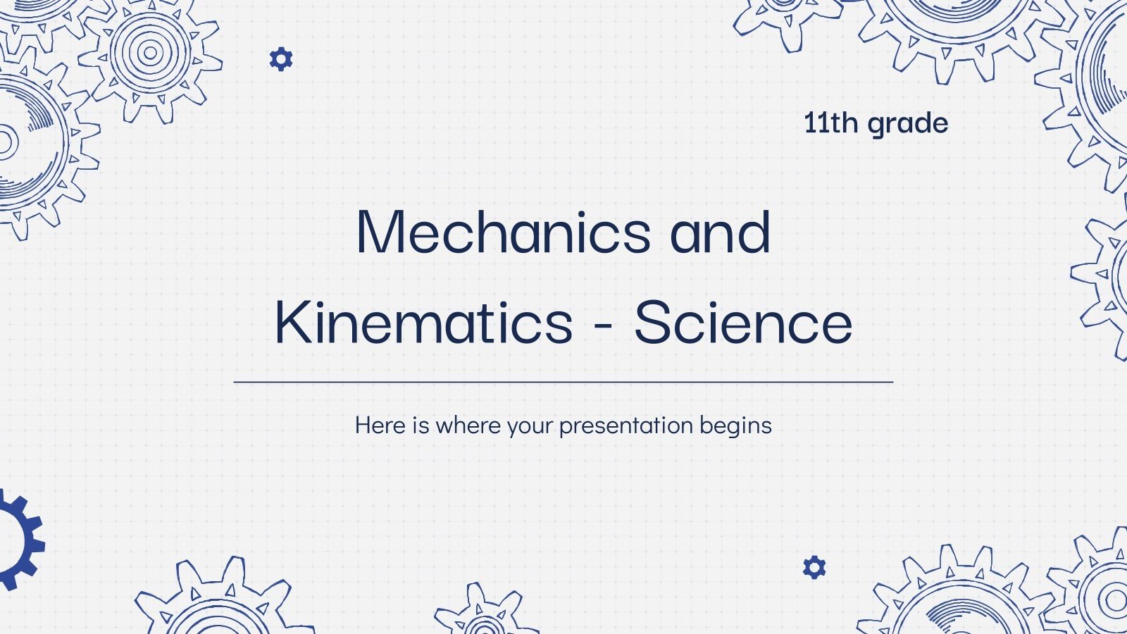 Mecánica y cinemática - Ciencias para alumnos de instituto