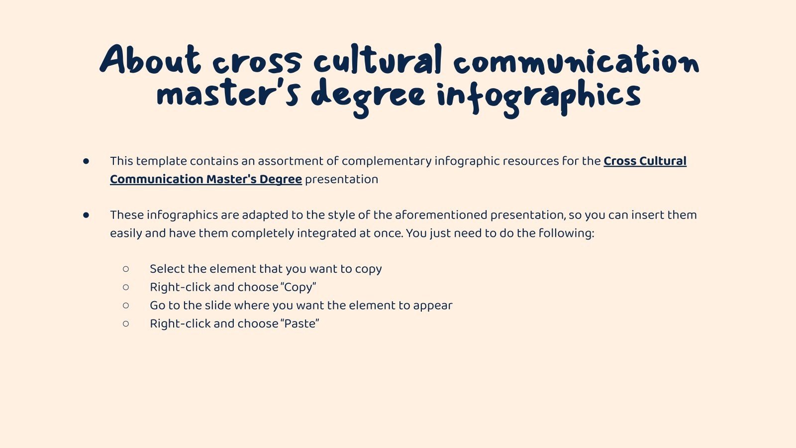 Cross Cultural Communication Master's Degree Infographics