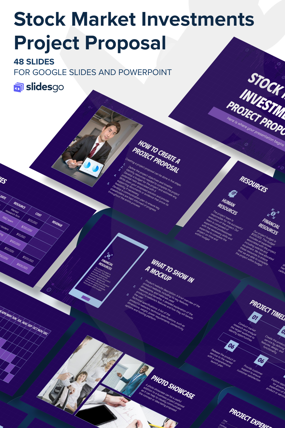 Stock Market Investments | Google Slides & PowerPoint