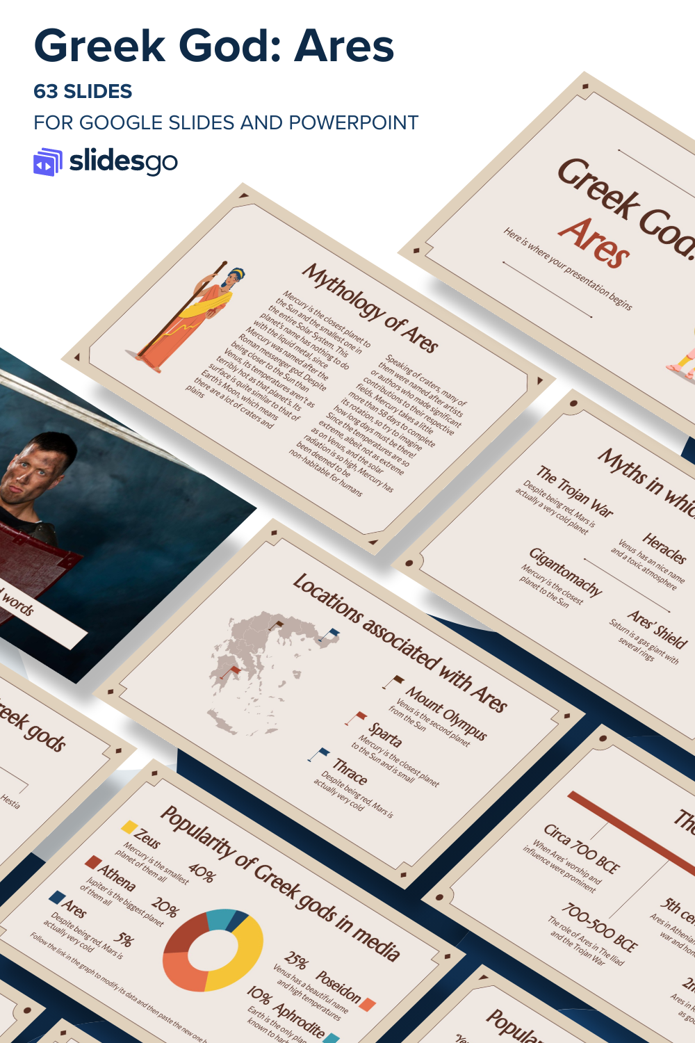 Greek God: Ares | Google Slides & PowerPoint