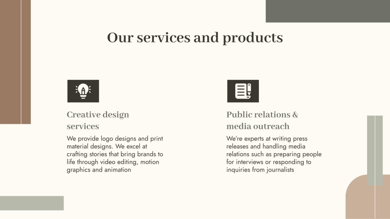 Elegant and Classy Style Agency | Google Slides & PowerPoint