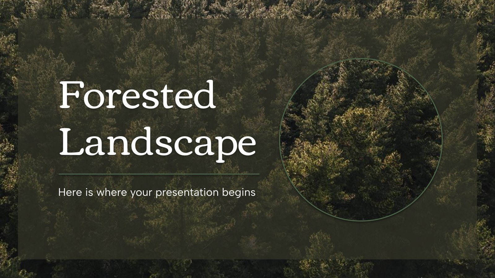 Free Forest-themed Google Slides themes & PowerPoint templates