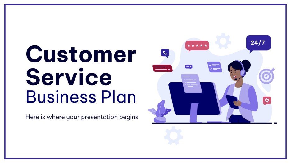 Customer Service Business Plan | Google Slides & PPT