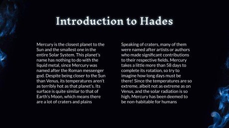 Greek God: Hades | Google Slides & PPT
