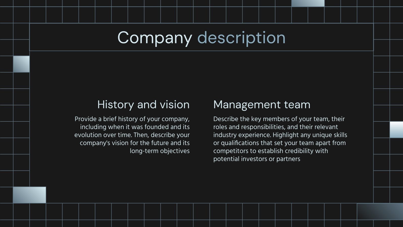 Public Security Company Business Plan | Google Slides & PPT