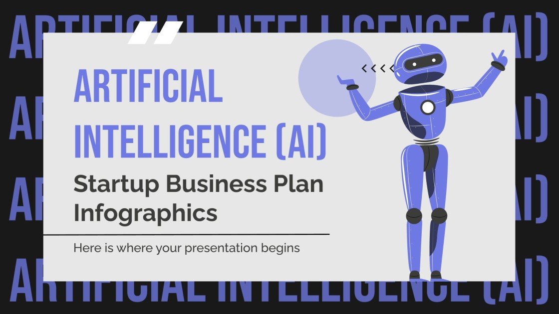 AI Startup Business Plan Infographics | Google Slides & PPT