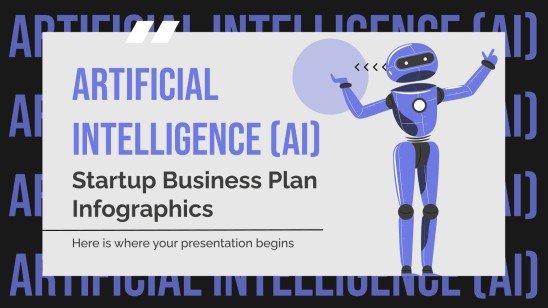 AI Startup Business Plan Infographics | Google Slides & PPT
