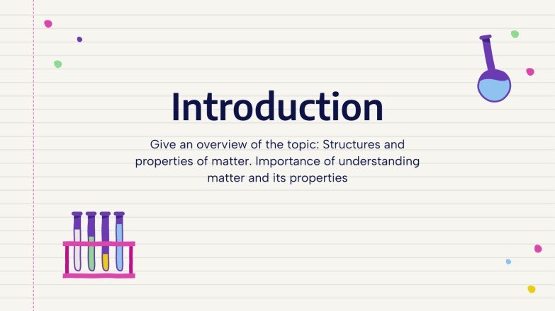 Structures and Properties of Matter | Google Slides & PPT