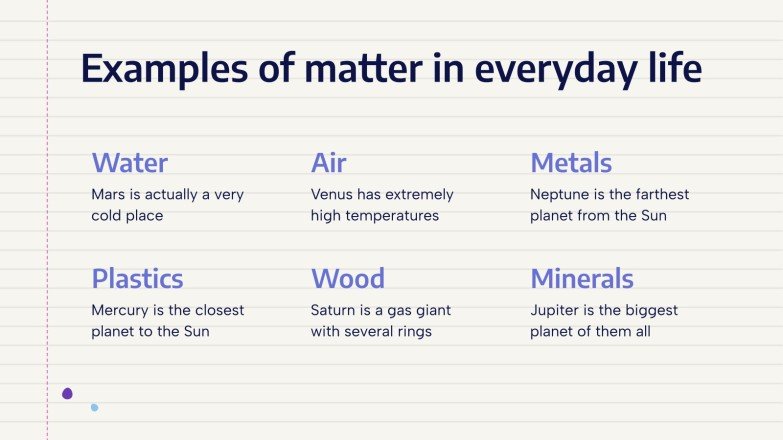 Structures and Properties of Matter | Google Slides & PPT
