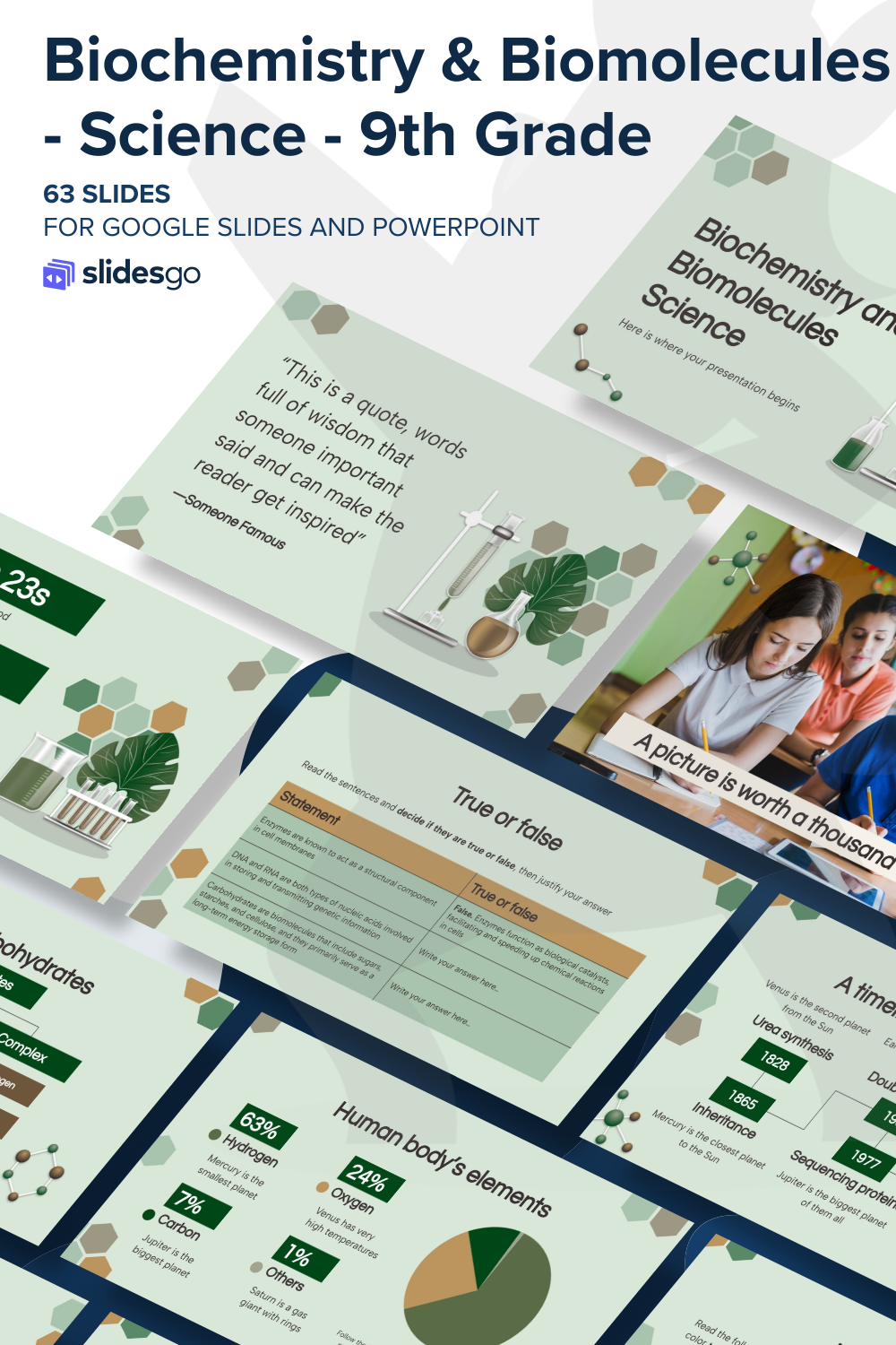 Biochemistry and Biomolecules - Science - 9th Grade