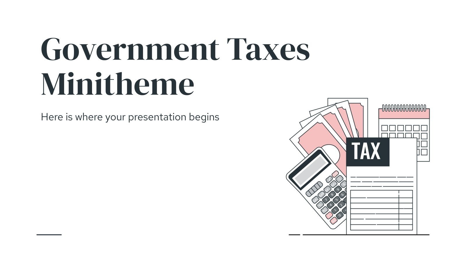 Government Taxes Minitheme | Google Slides & PowerPoint