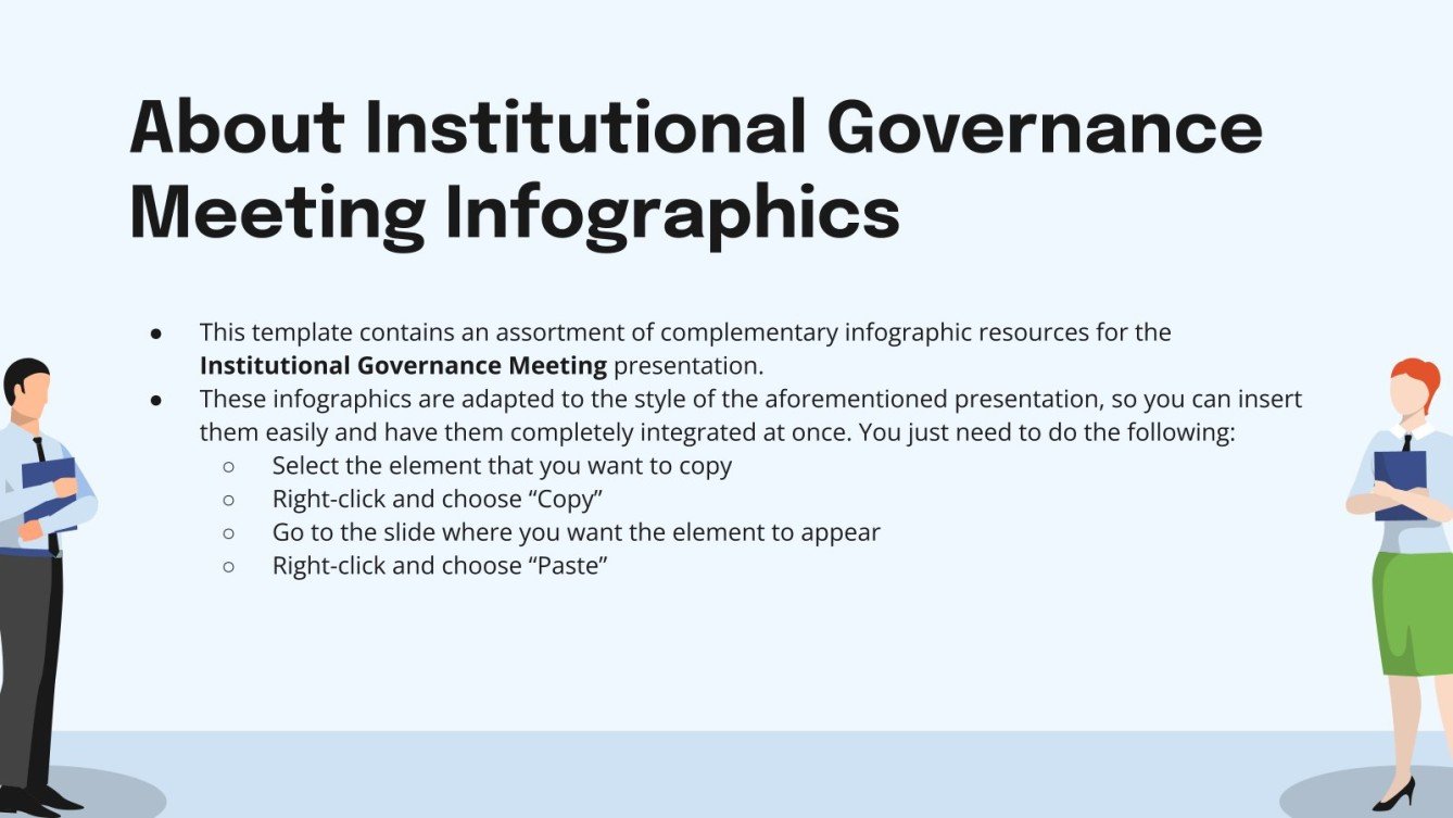 Institutional Governance Meeting Infographics