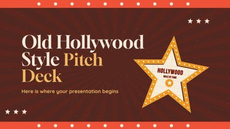 Free templates about Hollywood for Google Slides & PowerPoint