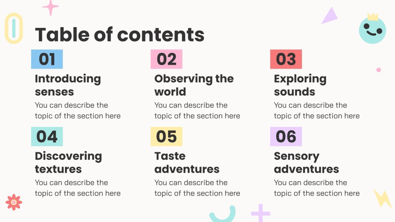 Exploring the Five Senses - Pre-K | Google Slides & PPT