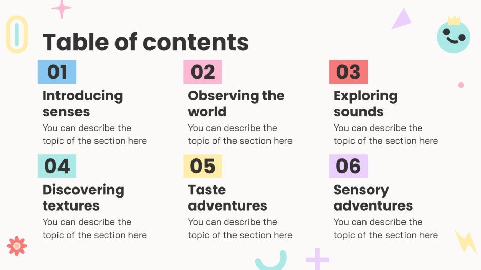 Exploring the Five Senses - Pre-K | Google Slides & PPT