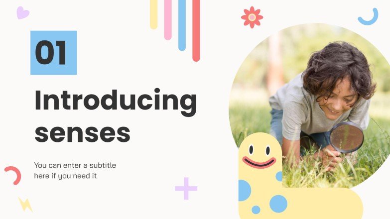 Exploring the Five Senses - Pre-K | Google Slides & PPT