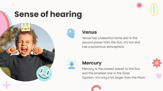 Exploring the Five Senses - Pre-K | Google Slides & PPT