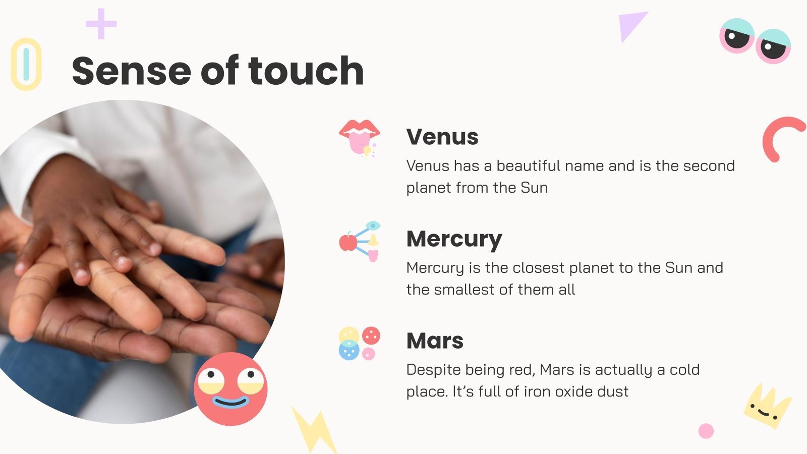 Exploring the Five Senses - Pre-K | Google Slides & PPT