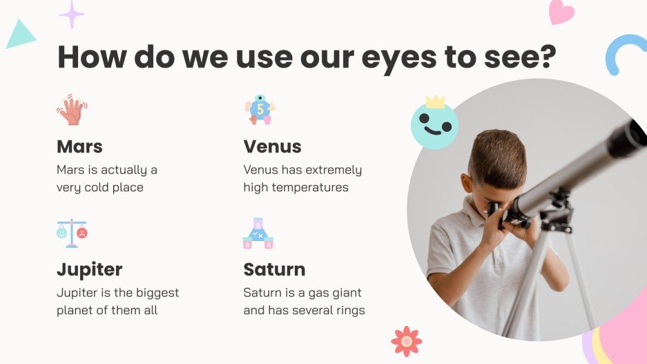 Exploring the Five Senses - Pre-K | Google Slides & PPT