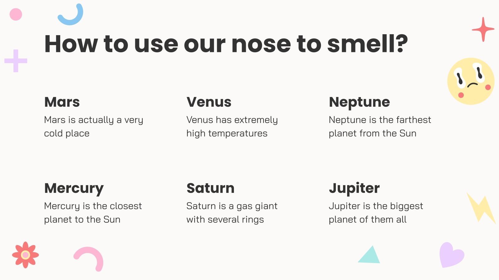 Exploring the Five Senses - Pre-K | Google Slides & PPT