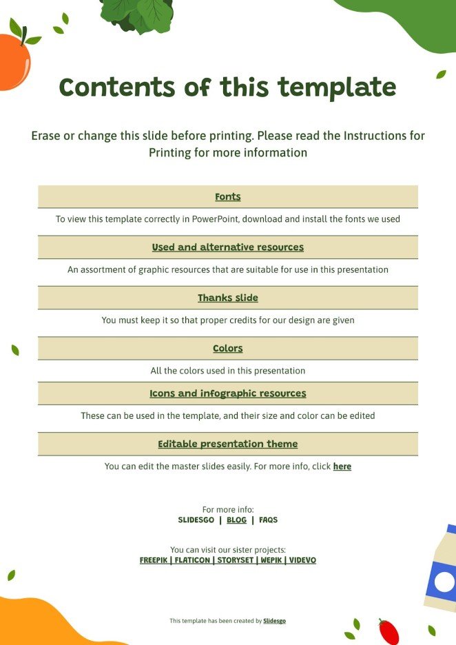 Family Meal Planner | Google Slides & PowerPoint