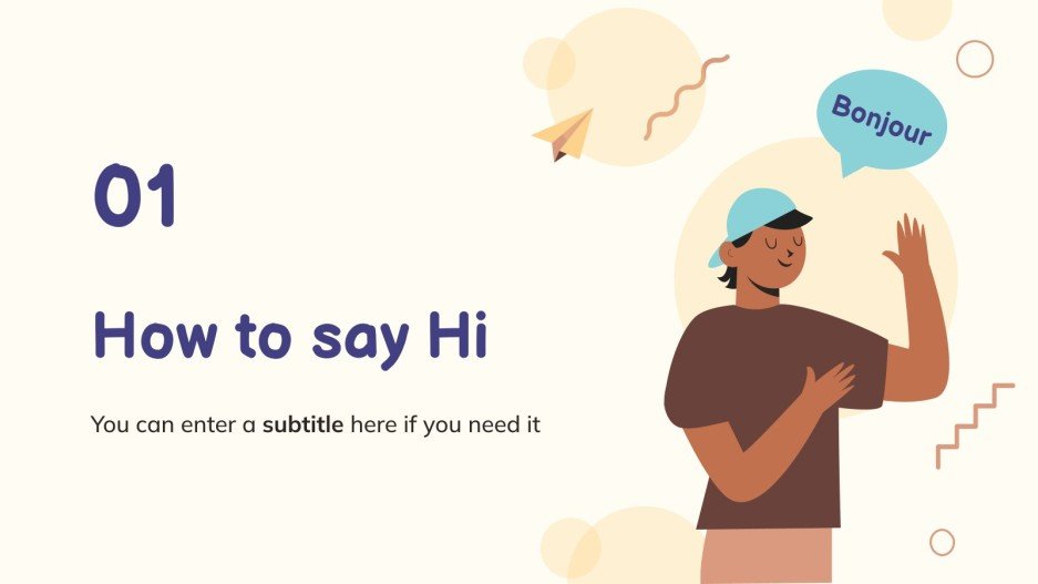 Basic Greetings and Introductions - French - 5th Grade