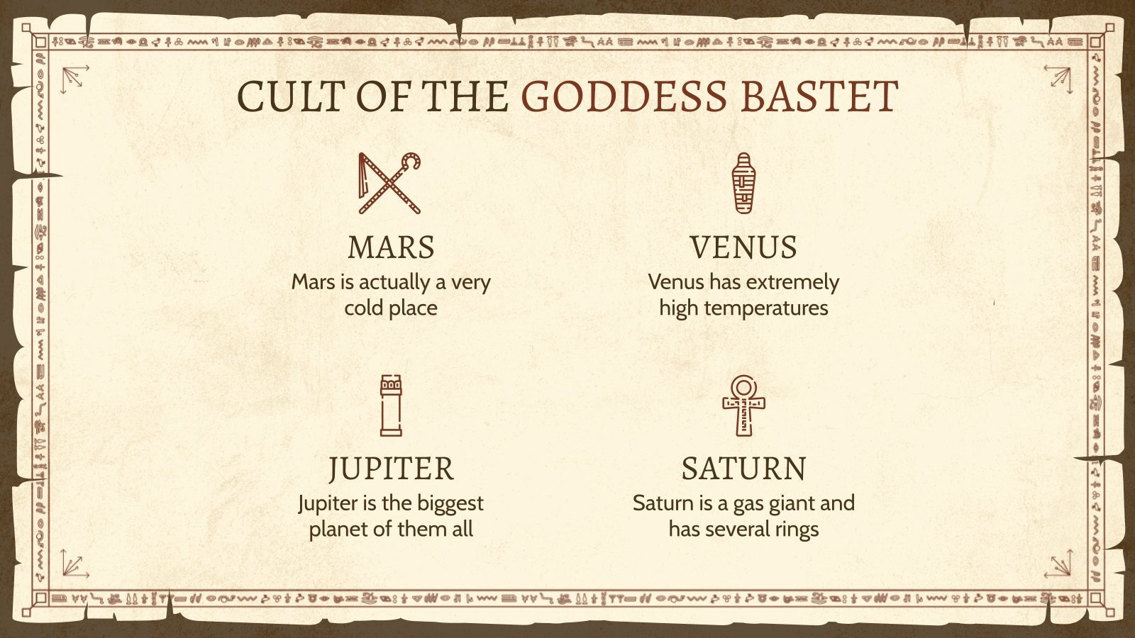 Deusa do Egito Antigo: Bastete | Google Slides e PowerPoint