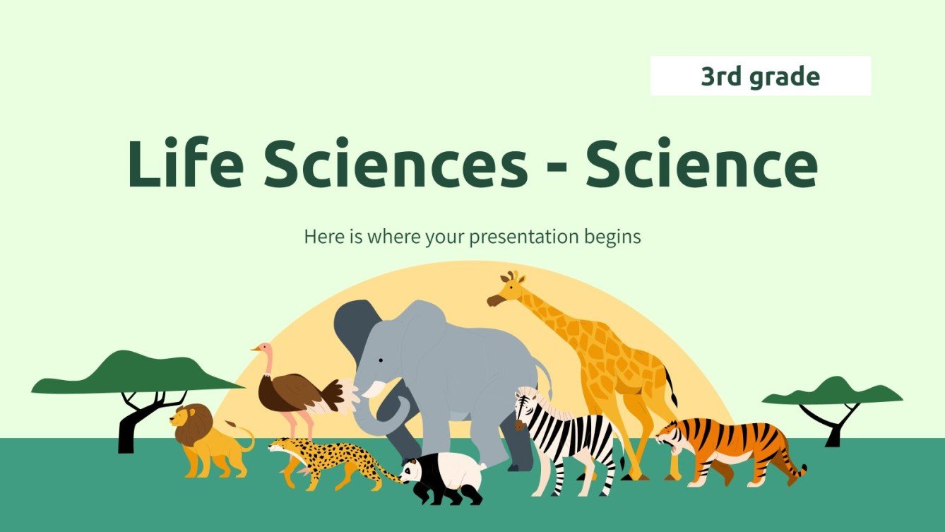 Life Sciences - Science - 3rd Grade | Google Slides & PPT