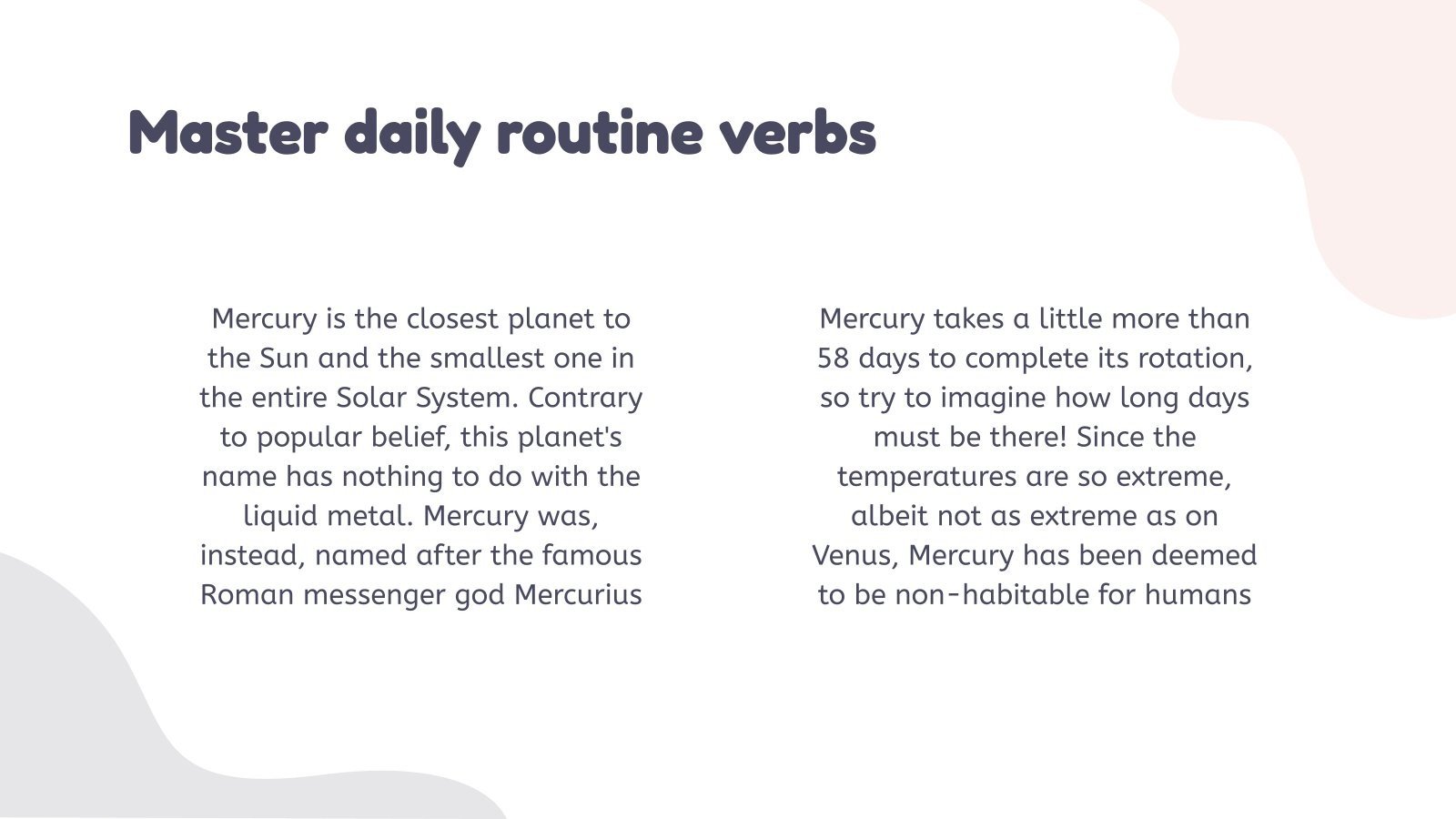 Daily Routine and Time Expressions | Google Slides & PPT