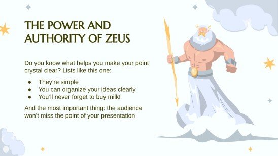 Dioses griegos: Zeus | Tema de Google Slides y PowerPoint