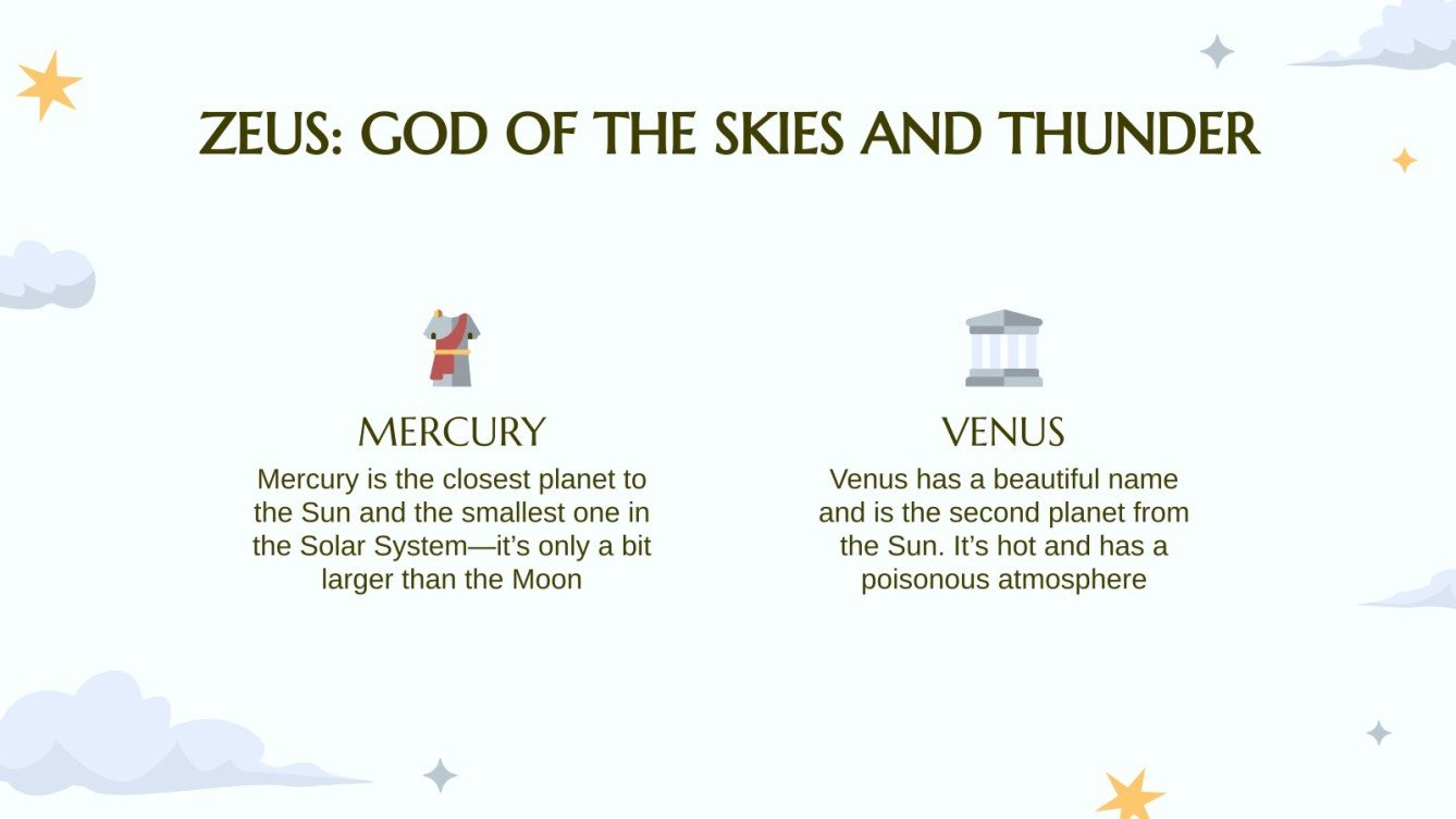 Greek God: Zeus | Google Slides & PowerPoint template