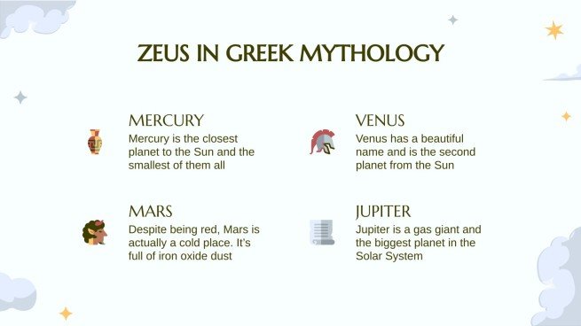 Greek God: Zeus | Google Slides & PowerPoint template