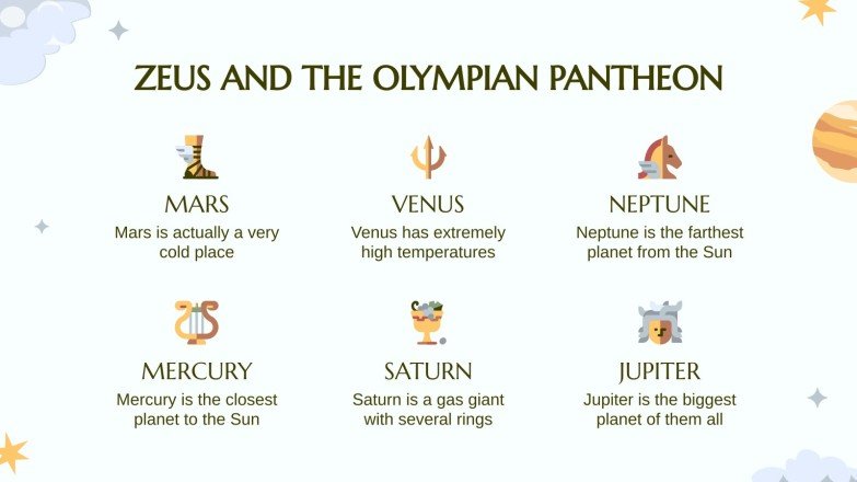 Greek God: Zeus | Google Slides & PowerPoint template