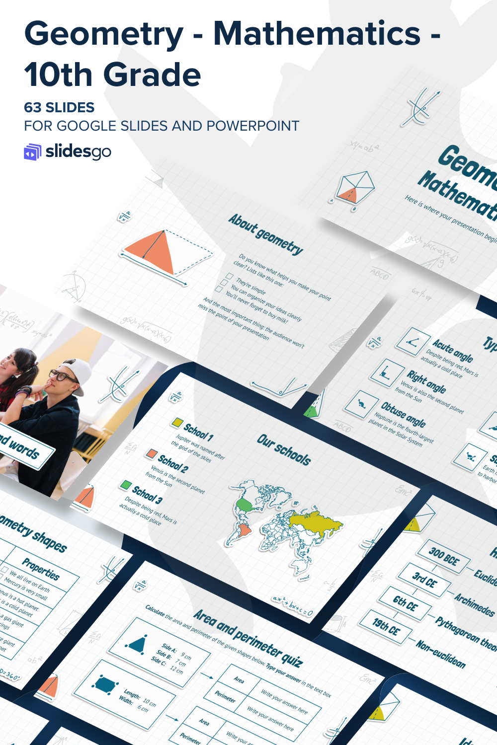 Geometry - Mathematics - 10th Grade | Google Slides & PPT