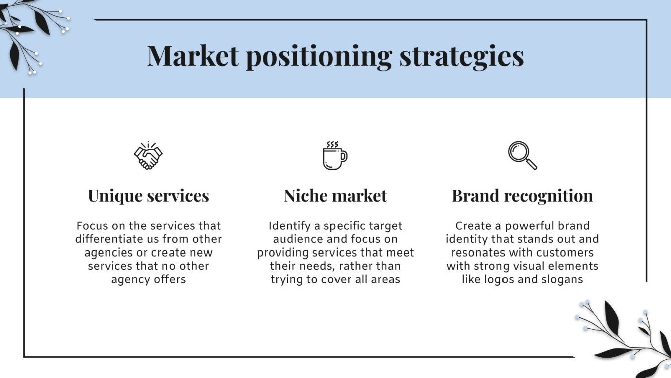 Elegant Tranquil Blue Agency | Google Slides & PPT