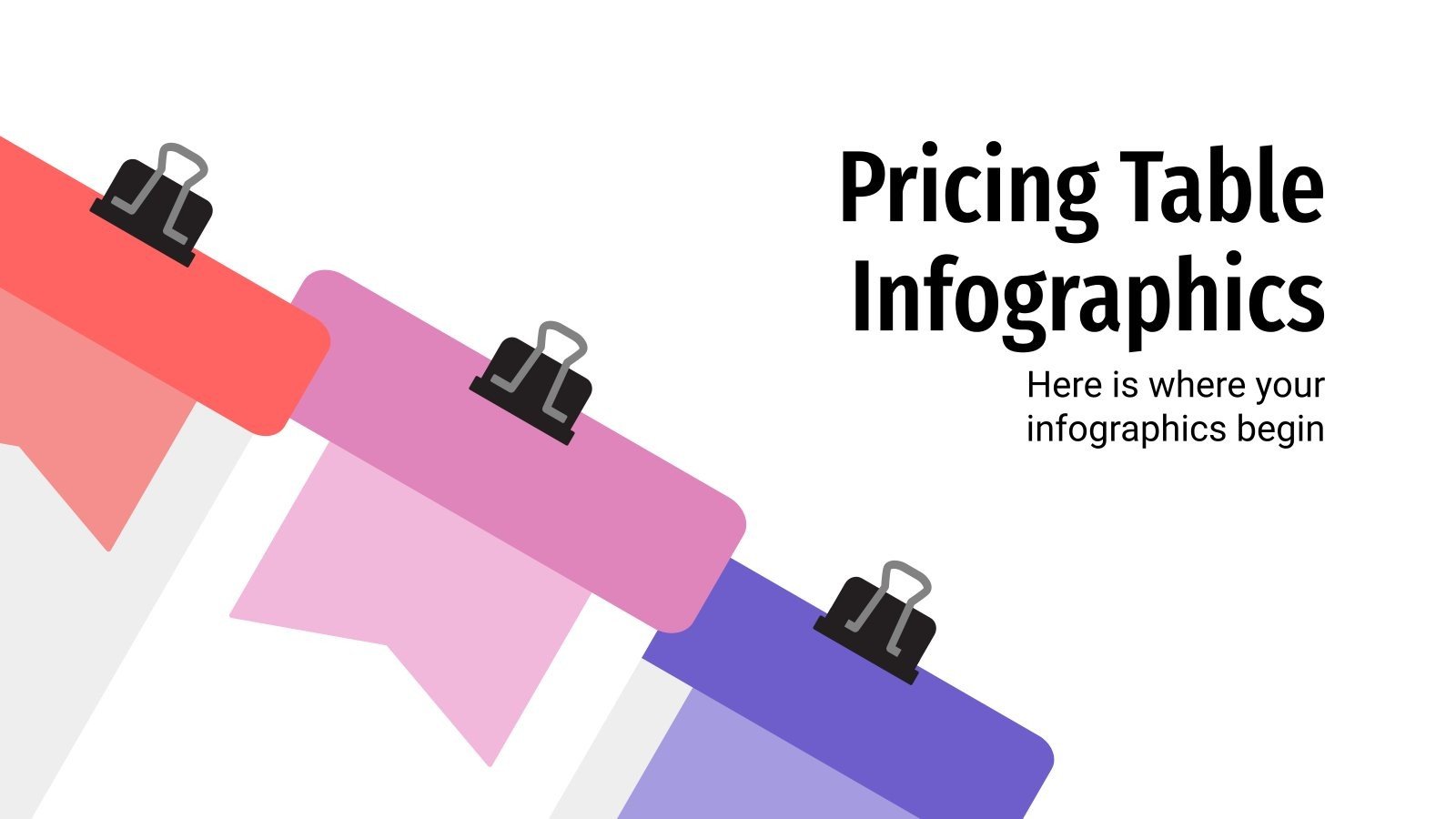 Infographies gratuites Google Slides et PPT de tableaux