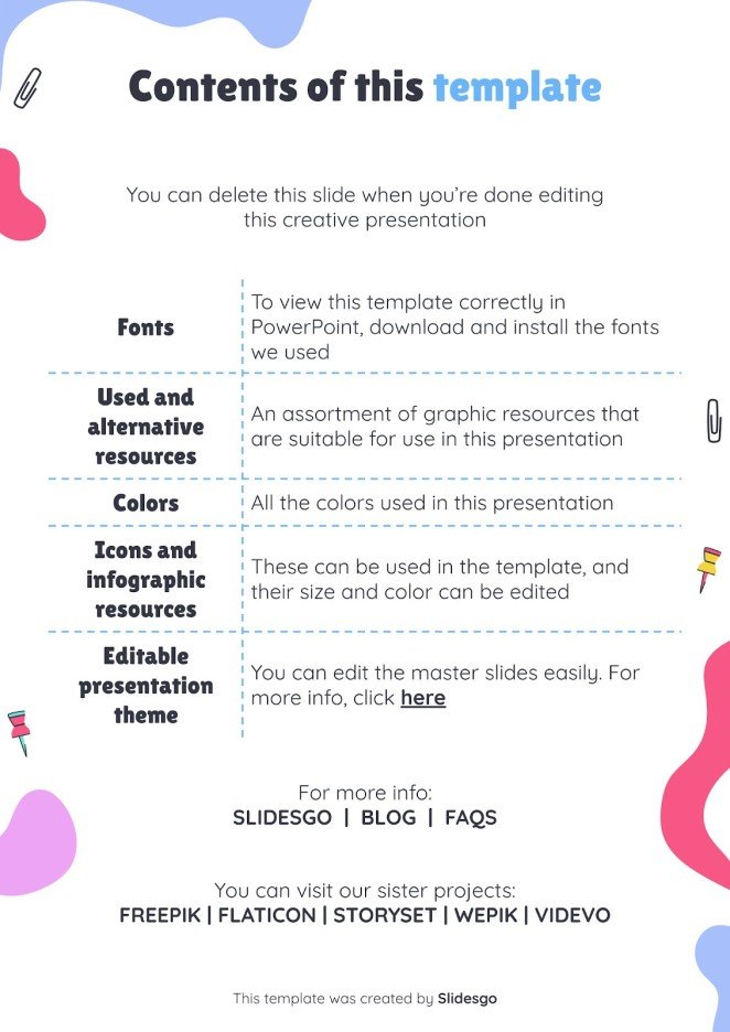 Cover Pages Template for Class Projects | Google Slides