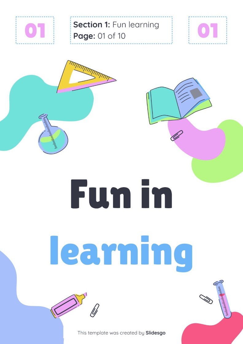 Cover Pages Template for Class Projects | Google Slides