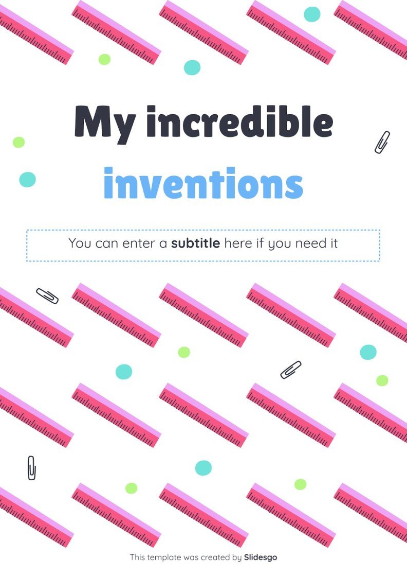 Cover Pages Template for Class Projects | Google Slides