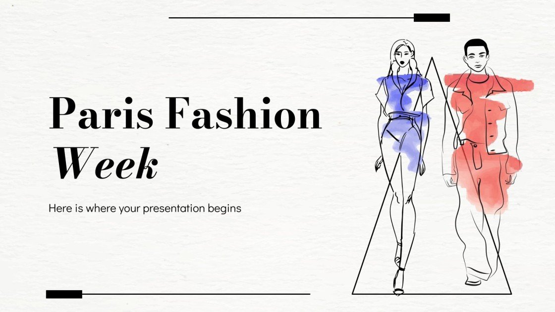 Paris Fashion Week | Google Slides & PowerPoint