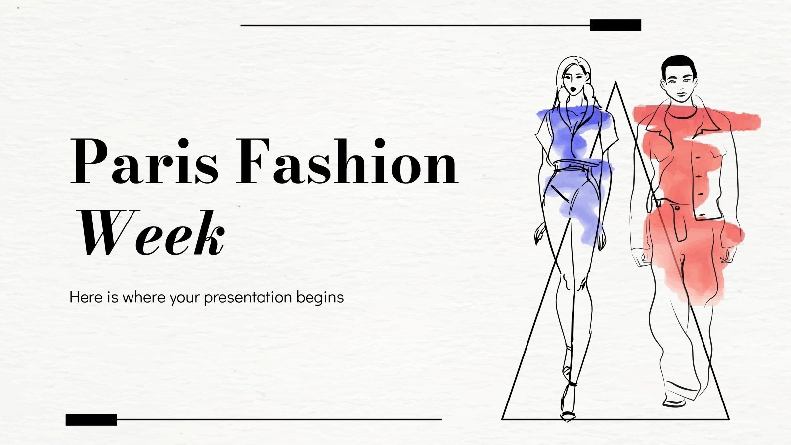 Paris Fashion Week | Google Slides & PowerPoint