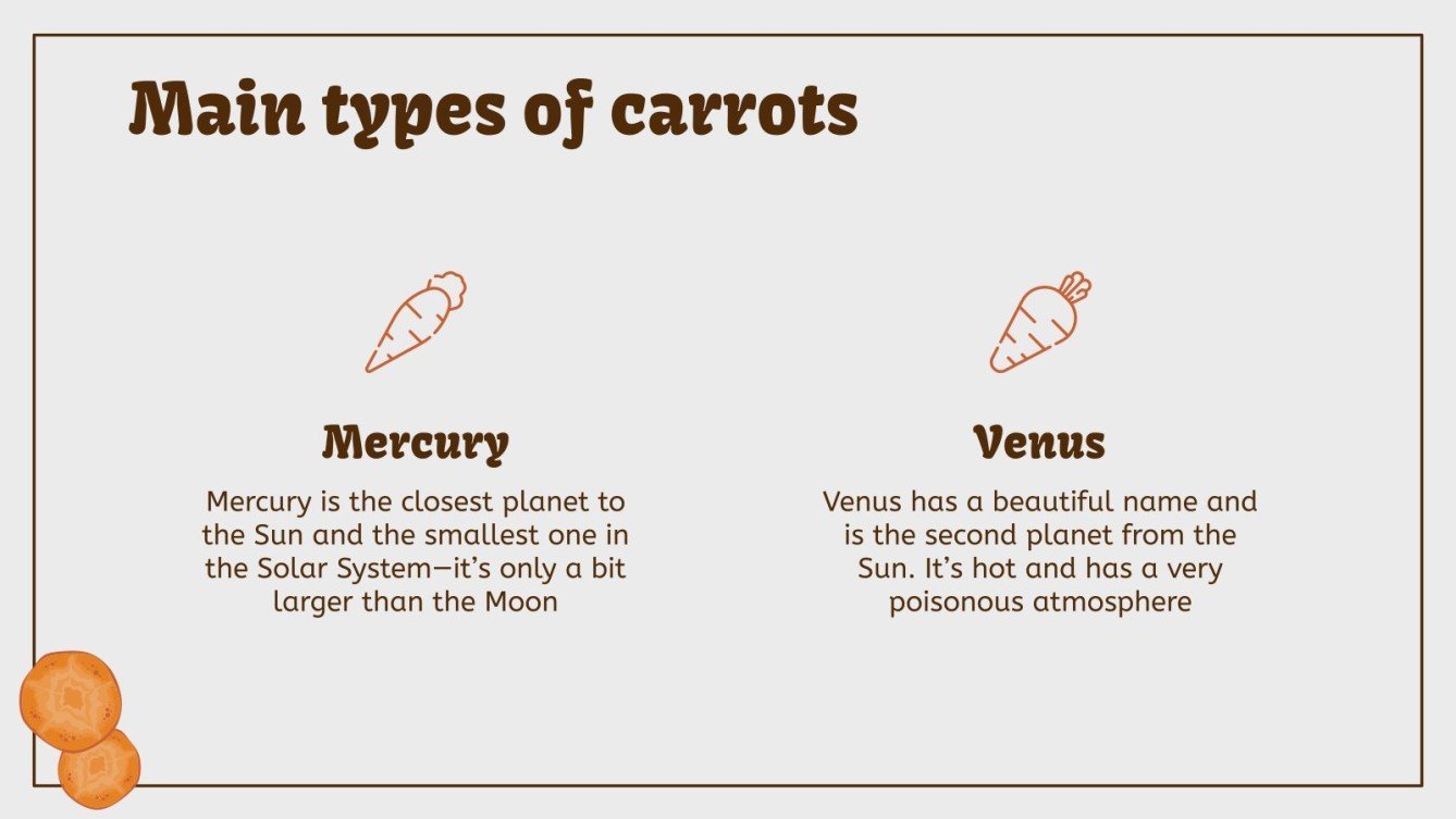 Carrots | Google Slides theme & PowerPoint template