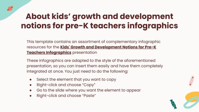 Kids' Growth and Development Notions Infographics