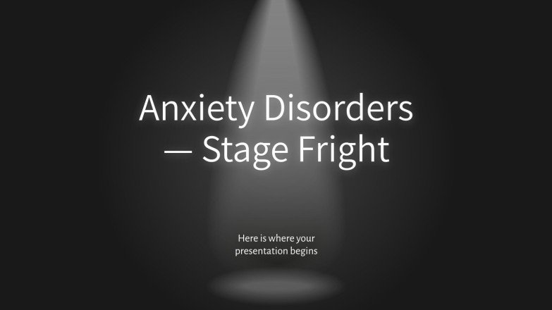 Anxiety Disorders - Stage Fright | Google Slides & PPT