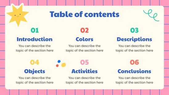 Colors & Descriptions of Objects in Spanish | Google Slides
