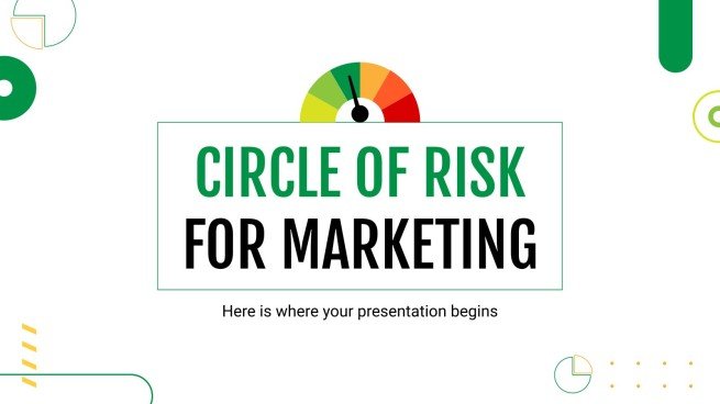 Círculo de risco para marketing | Google Slides e PPT